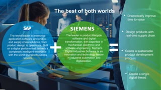 SAP Teamcenter by Siemens Partnership | PPTX