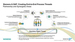 SAP Teamcenter by Siemens Partnership | PPTX