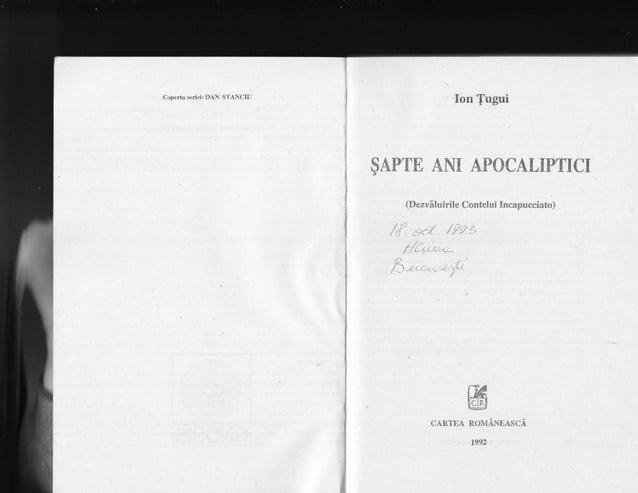 Tugui, Ion - Sapte ani apocaliptici | PDF
