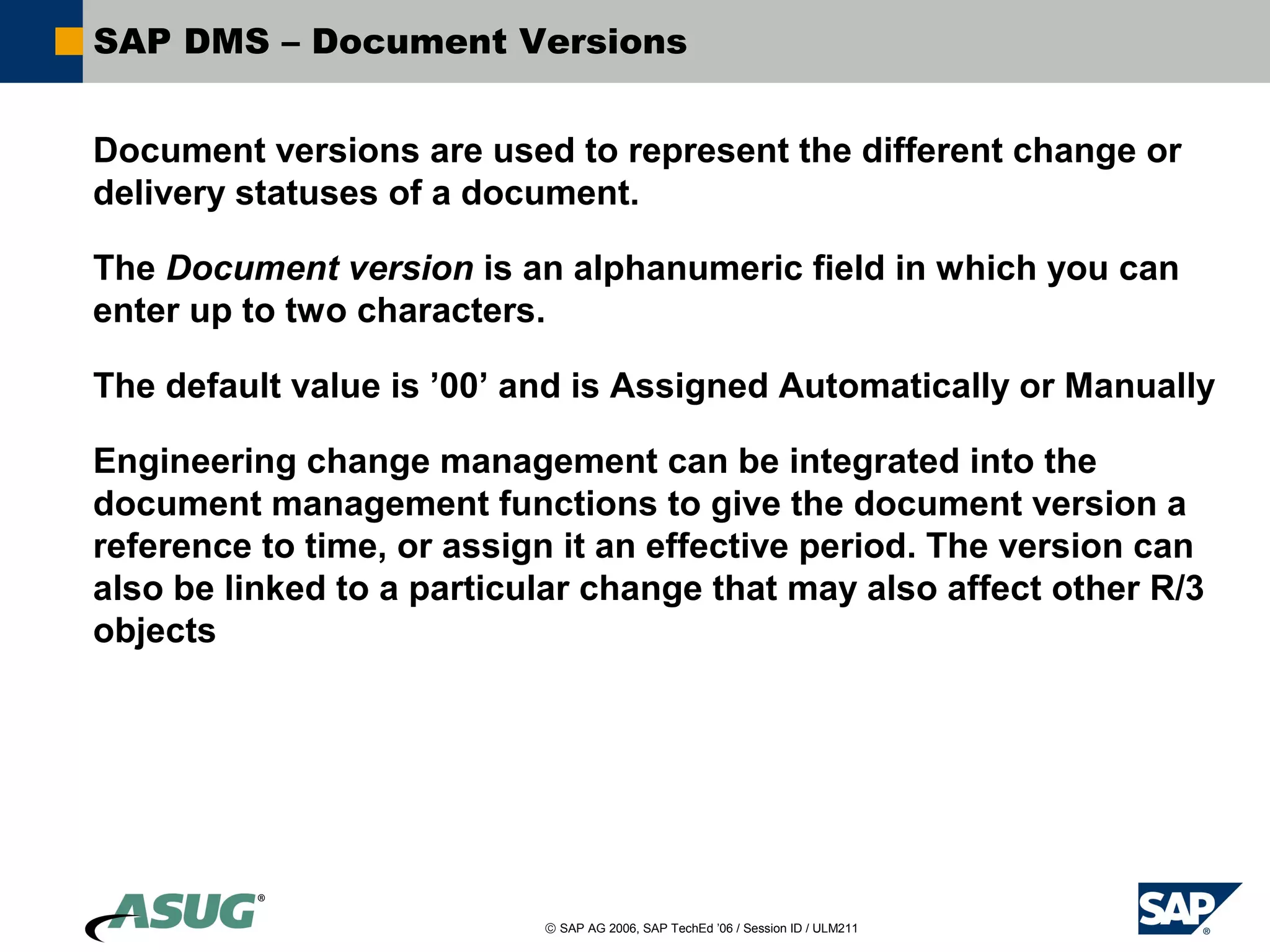 SAP Document Management System Integration with Content Servers | PPT