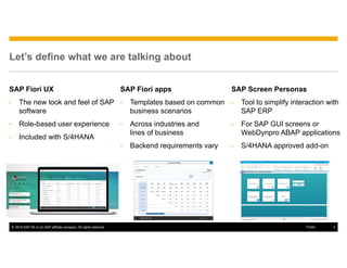 SAP TechEd 2016 when_to_use_fiori_or_sap_screen_personas | PPT