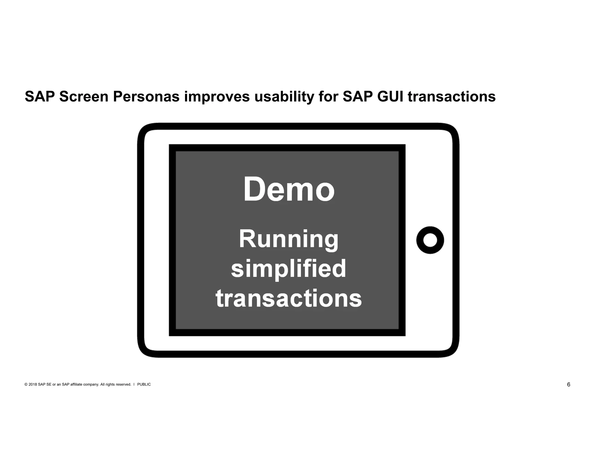 SAP Screen Personas at SAP TechEd 2018 | PPT