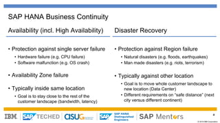 SAP Teched 2019 - Deployment Options with Business Continuity for SAP ...