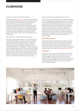SAP TechEd Bangalore Onsite Guide 2011 | PDF