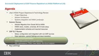 SAP TechEd 2013 - SAP HANA Success Story | PPT