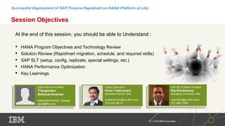 SAP TechEd 2013 - SAP HANA Success Story | PPT