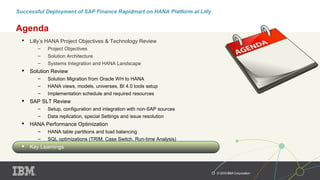 SAP TechEd 2013 - SAP HANA Success Story | PPT