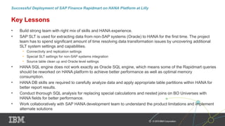 SAP TechEd 2013 - SAP HANA Success Story | PPT