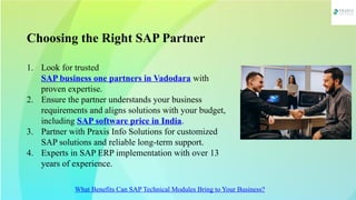 SAP Technical Modules: Features and Benefits | PPT