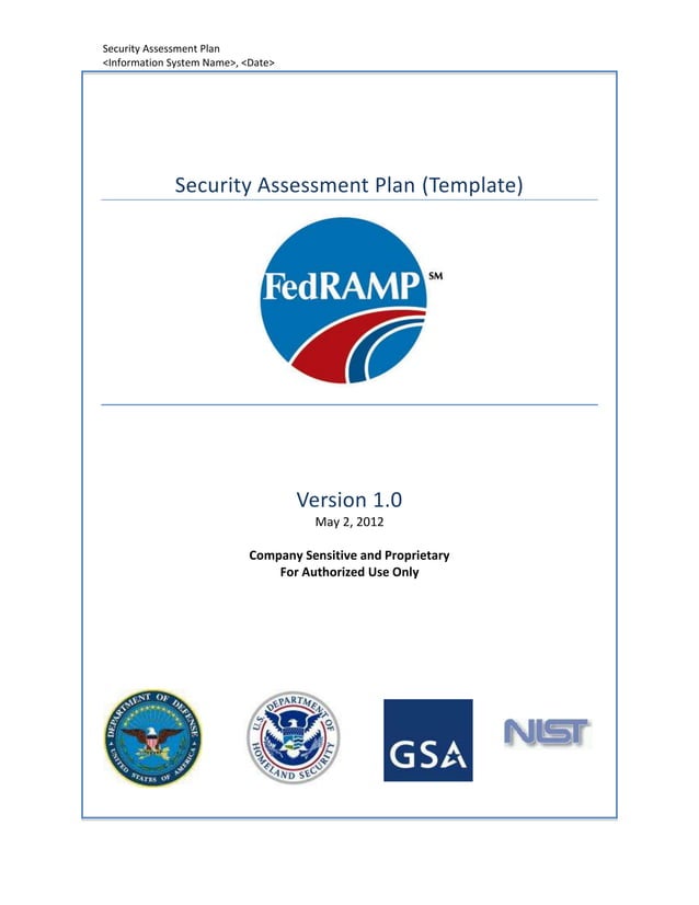 Security Assessment Plan (Template) | DOCX