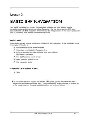 Sap terminology | PDF
