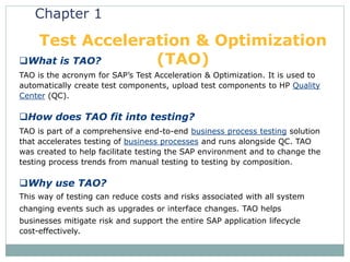 Sap testing | PDF