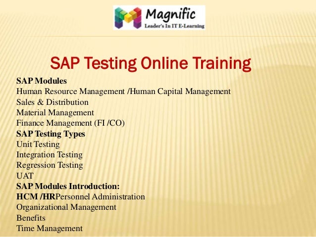 Sap Testing Sap Tao 2 0 Automation Qtp 10 0 Business Process Testing