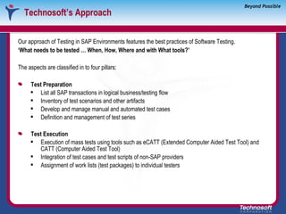 SAP Testing Services | PPT
