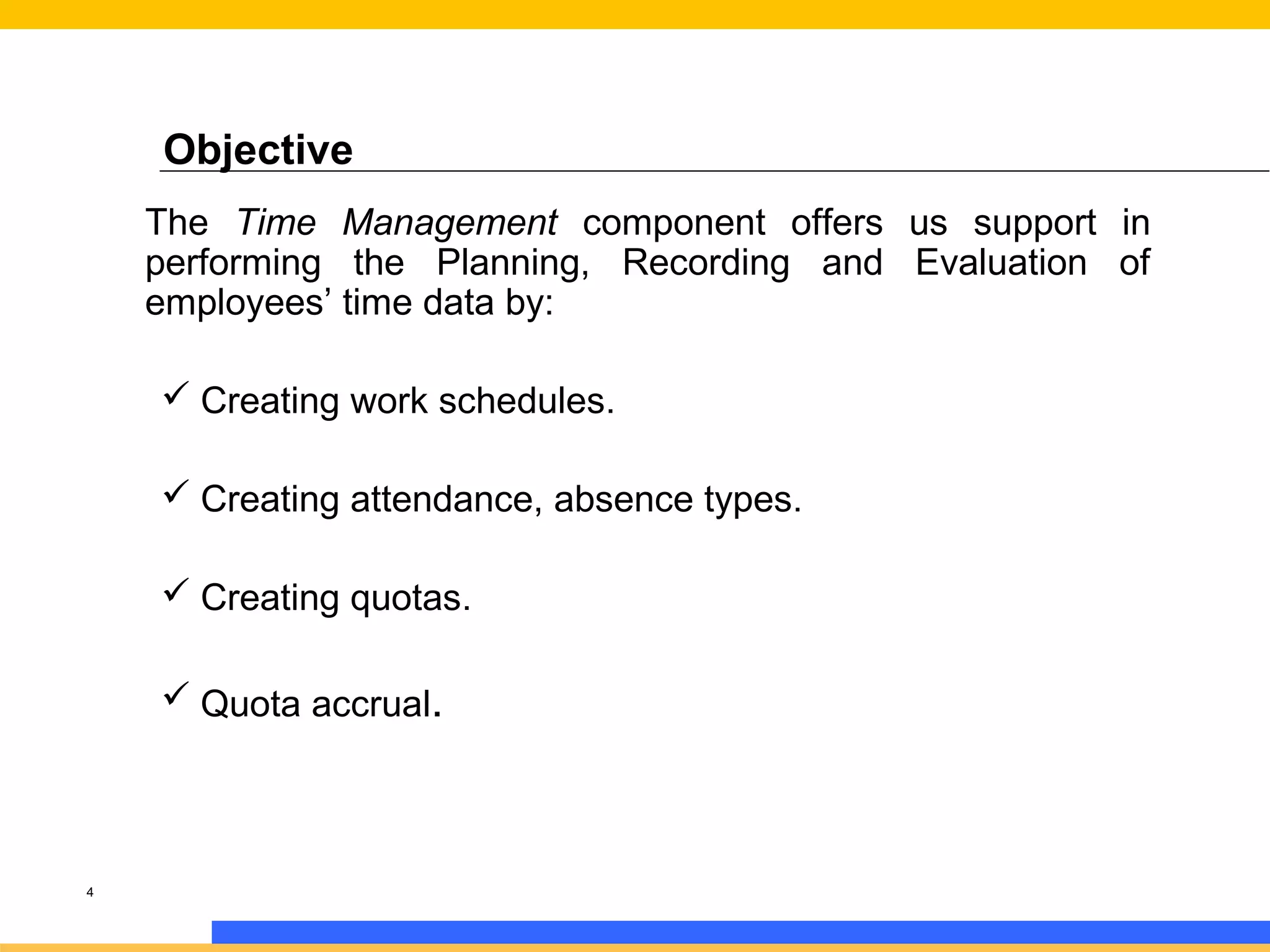 Sap time management | PPT