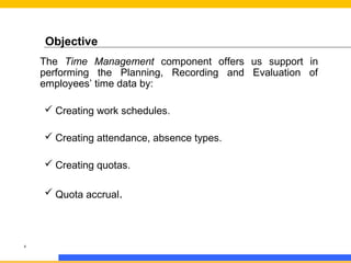 Sap time management | PPT