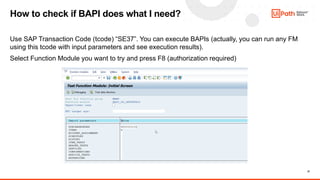 SAP Tips and Tricks for Automation Developers from ABAP Developer | PPT
