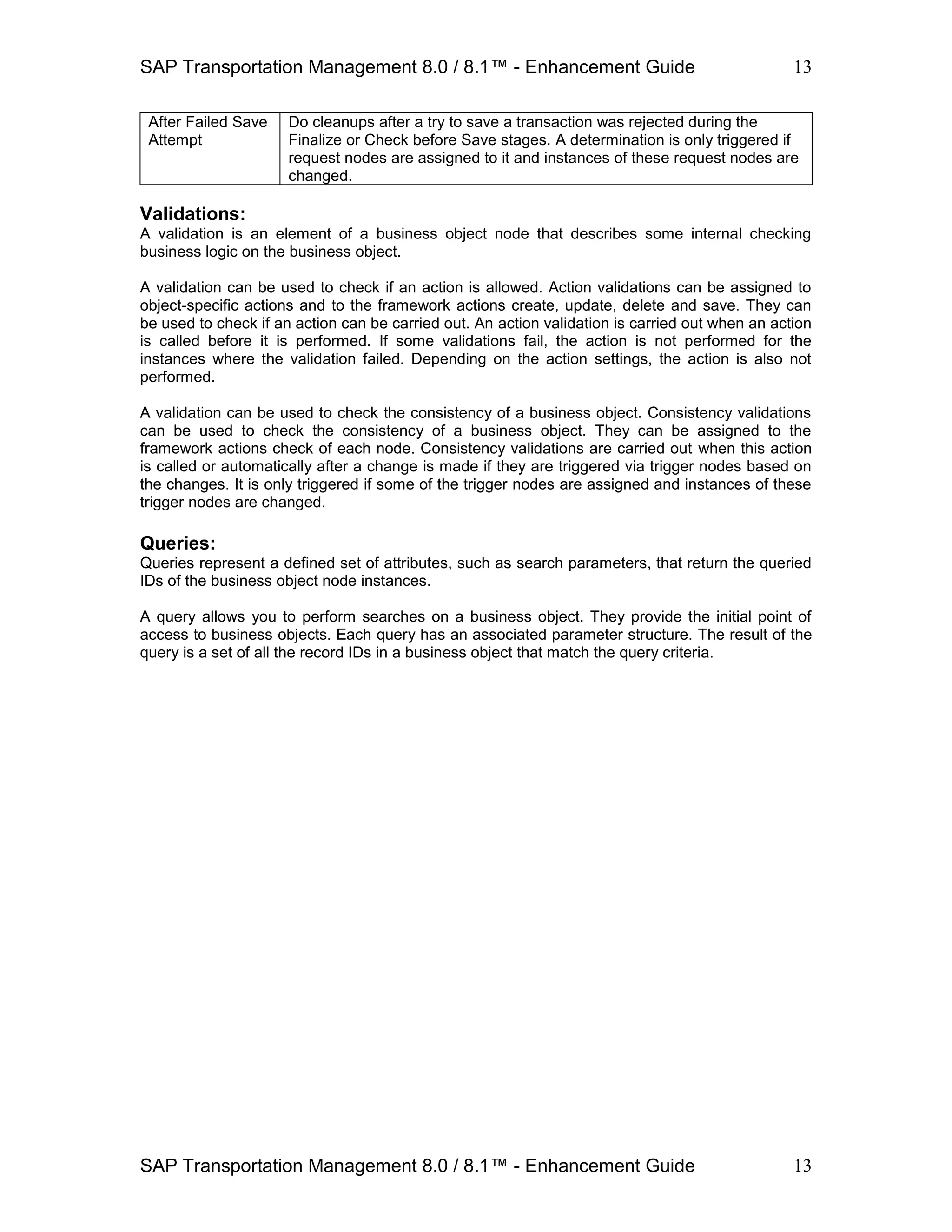 Sap Tm Enhancement Guide Pdf Databases Computer Software And Applications