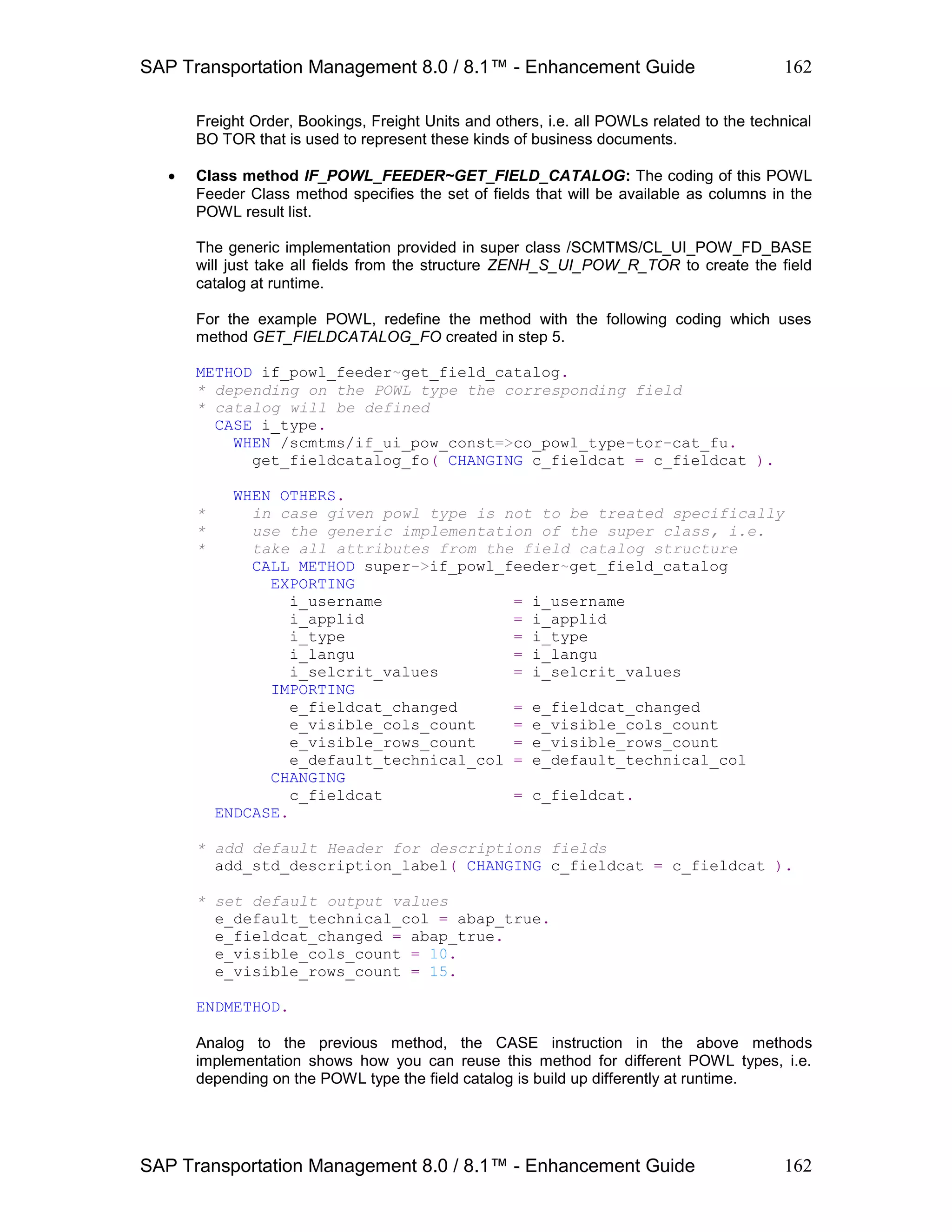 Sap tm enhancement guide | PDF