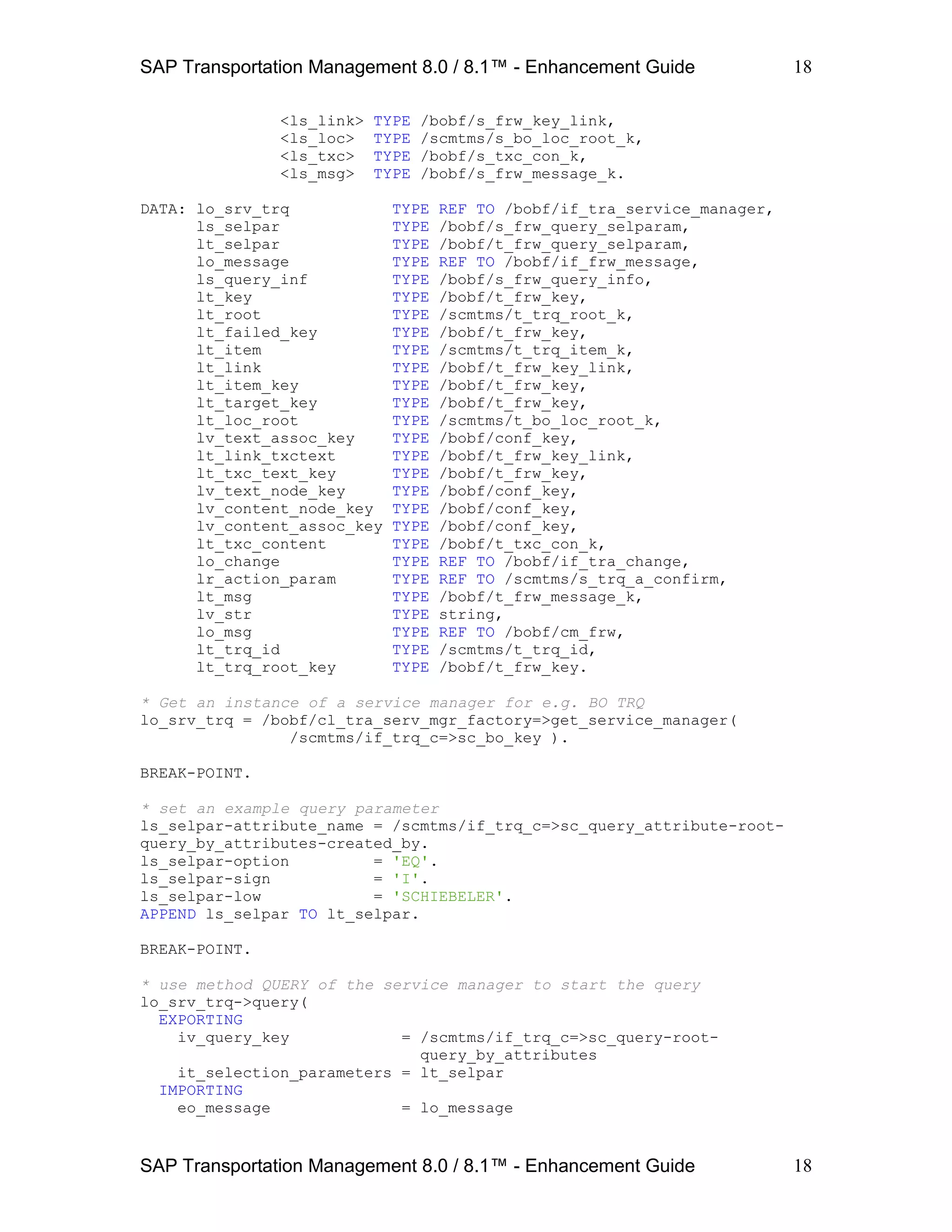 Sap Tm Enhancement Guide Pdf Databases Computer Software And Applications