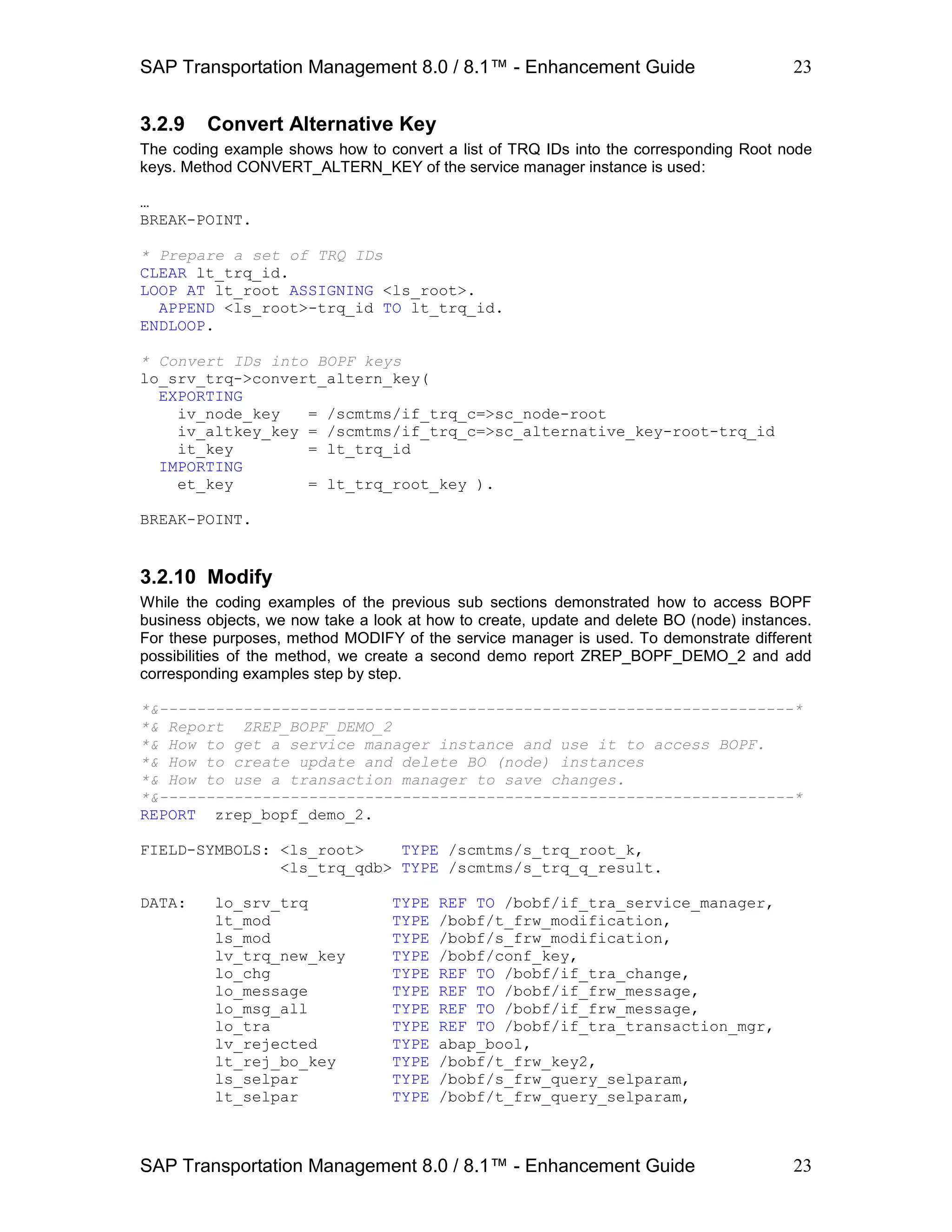 Sap Tm Enhancement Guide Pdf Databases Computer Software And Applications