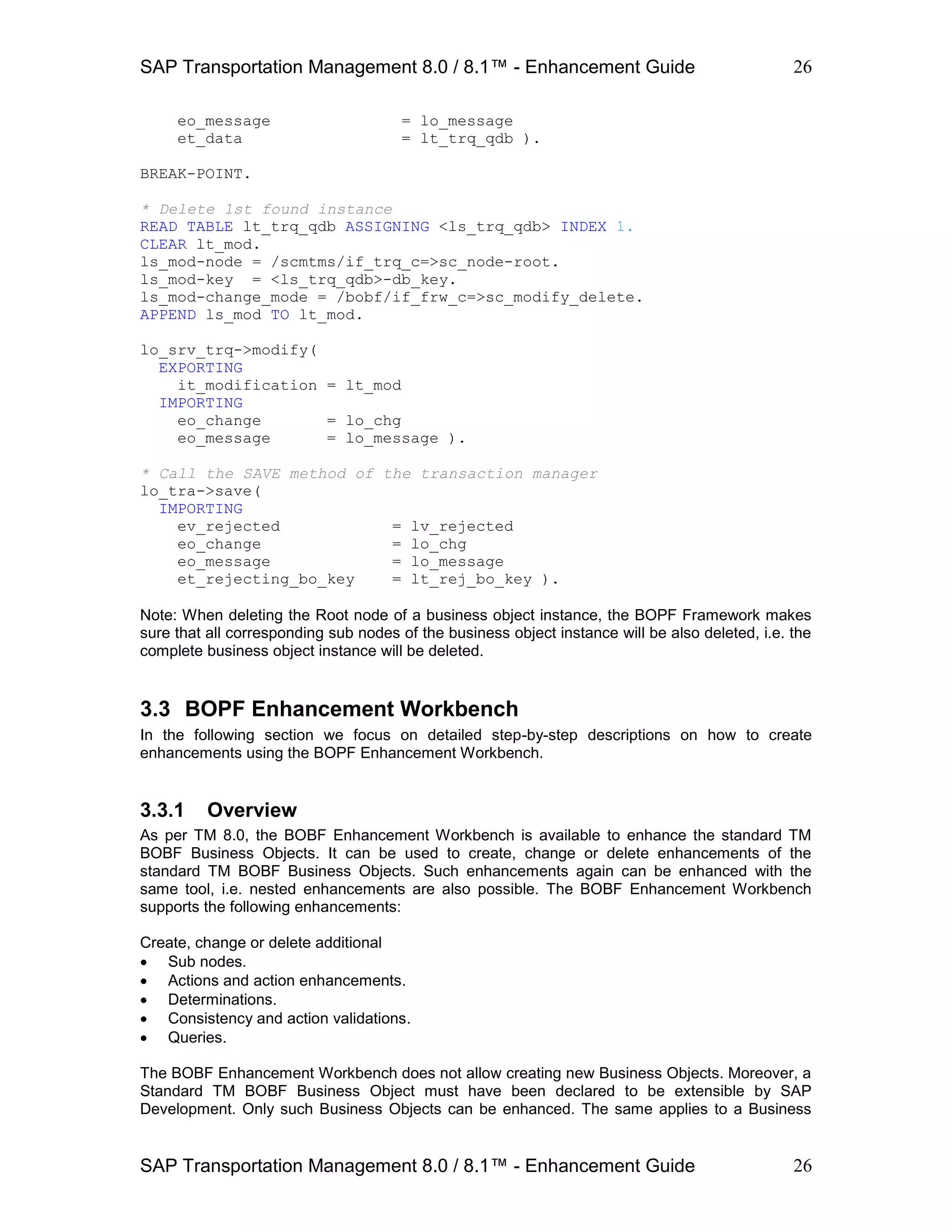 Sap Tm Enhancement Guide Pdf Databases Computer Software And Applications