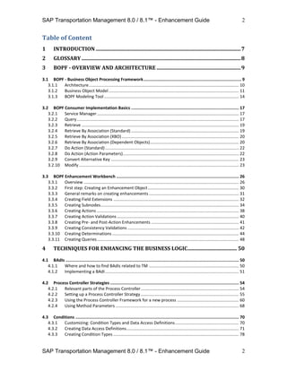 Sap tm enhancement guide | PDF | Databases | Computer Software and Applications