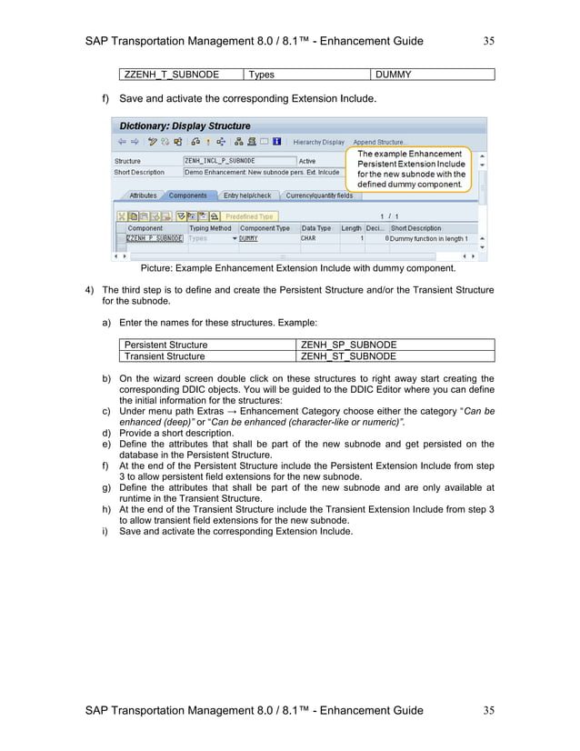 Sap tm enhancement guide | PDF | Databases | Computer Software and Applications