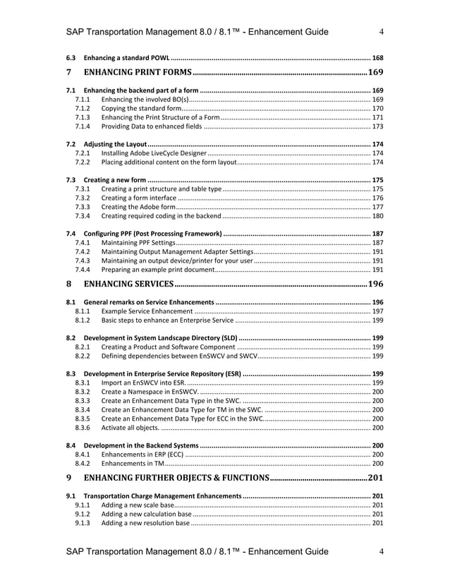 Sap Tm Enhancement Guide Pdf Databases Computer Software And