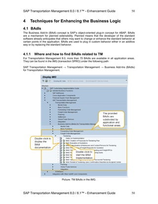 Sap tm enhancement guide | PDF | Databases | Computer Software and Applications