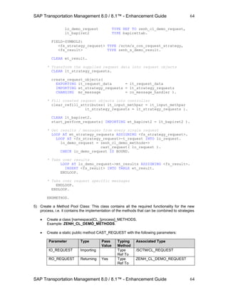 Sap tm enhancement guide | PDF | Databases | Computer Software and Applications