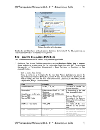 Sap tm enhancement guide | PDF | Databases | Computer Software and Applications