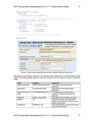 Sap tm enhancement guide | PDF | Databases | Computer Software and Applications