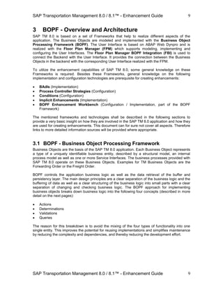 Sap tm enhancement guide | PDF | Databases | Computer Software and Applications
