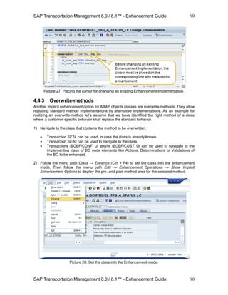 Sap tm enhancement guide | PDF | Databases | Computer Software and Applications