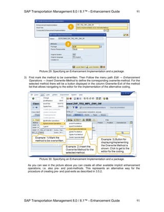 Sap tm enhancement guide | PDF | Databases | Computer Software and Applications