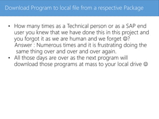 Sap Tips and Tricks Training for End user | PPTX