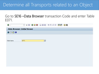 Sap Tips and Tricks Training for End user | PPTX
