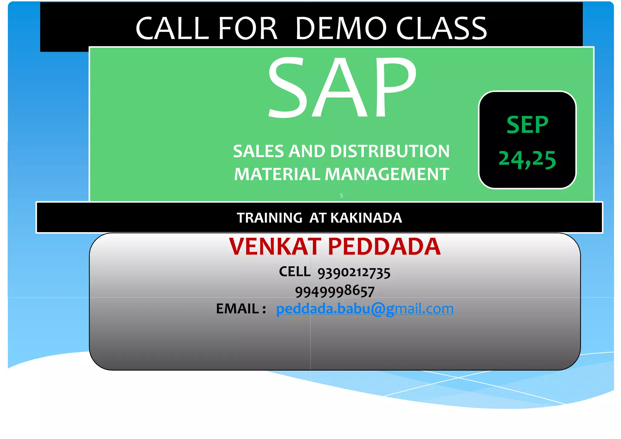 Sap training | PDF