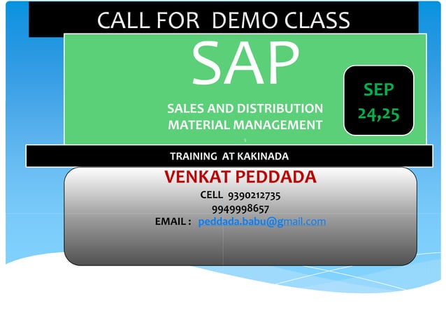 Sap training | PDF | Smartphones | Consumer Electronics