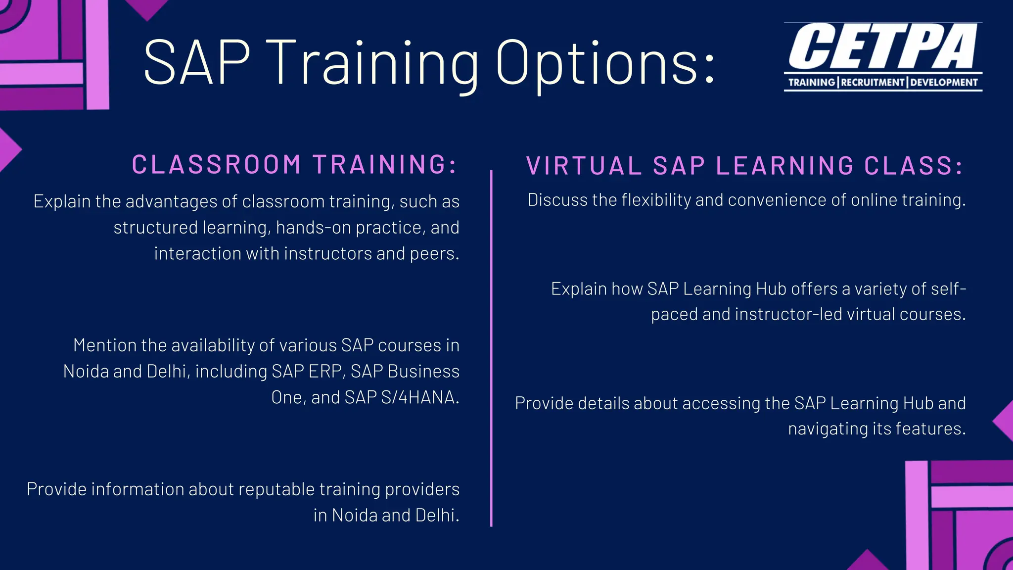 Start Your Journey to Success with SAP Training | PPTX | Education