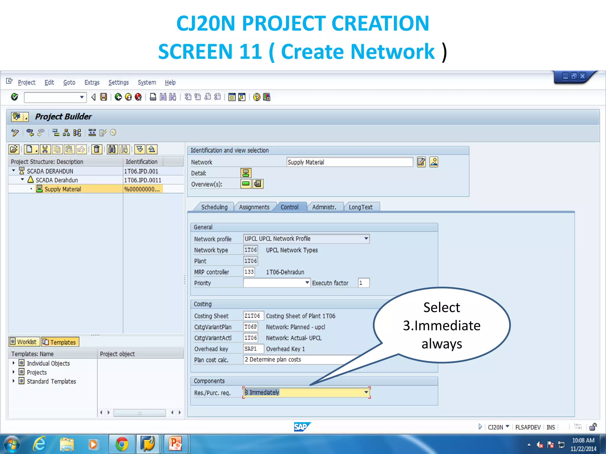 SAP Training ( PS , Material PR , Service PR ,Cost Planning , Budgeting ...