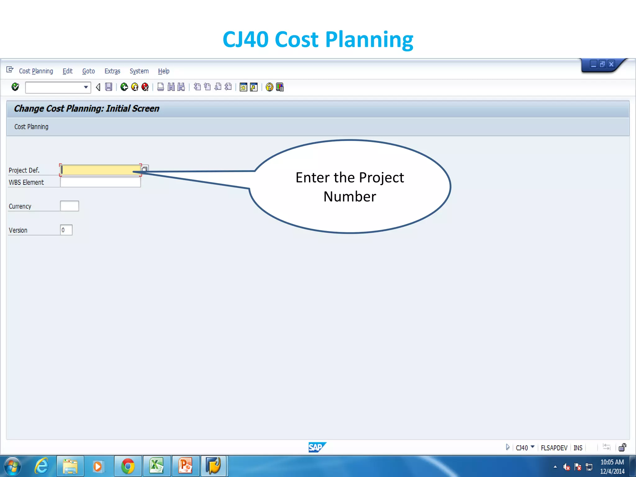 SAP Training ( PS , Material PR , Service PR ,Cost Planning , Budgeting ...