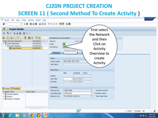 SAP Training ( PS , Material PR , Service PR ,Cost Planning , Budgeting ...