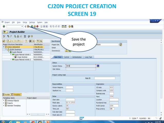 SAP Training ( PS , Material PR , Service PR ,Cost Planning , Budgeting ...