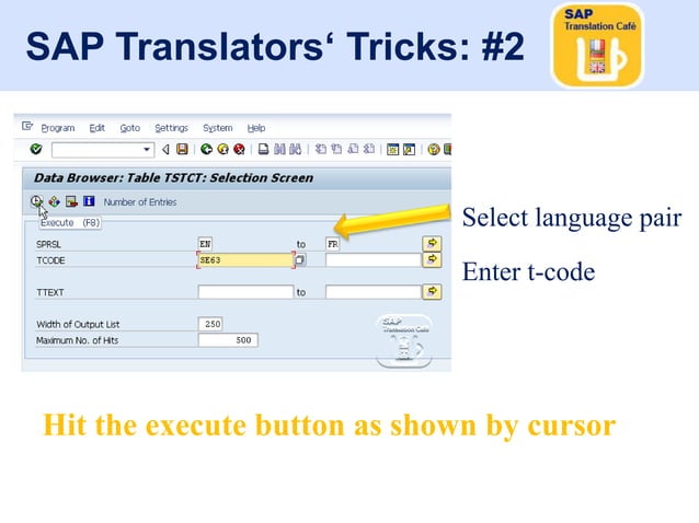 Sap user trick #2: translation made easy ! | PPT