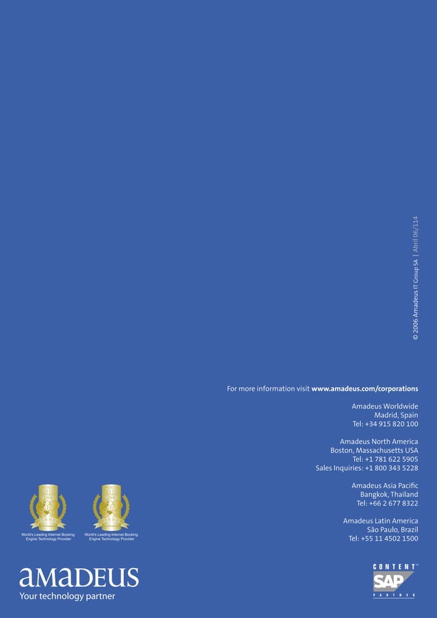 Sap travel management brochure v.5 | PDF