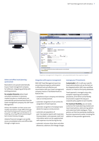 Sap travel management brochure v.5 | PDF