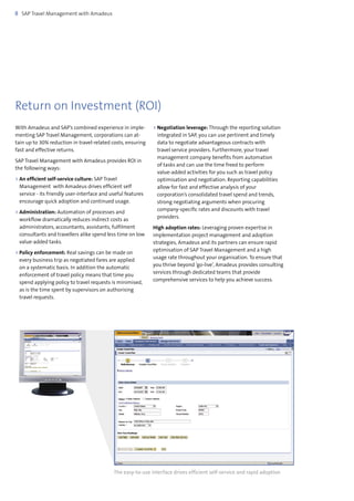 Sap travel management brochure v.5 | PDF