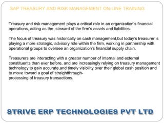 Sap treasury and risk management | PPT